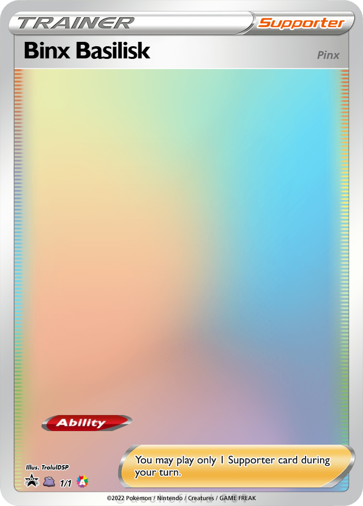 Binx Basilisk - TROLULDSP | Pokécardmaker.net