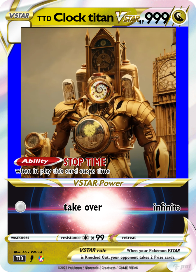 Clock titan - TTD_MAKER | Pokécardmaker.net
