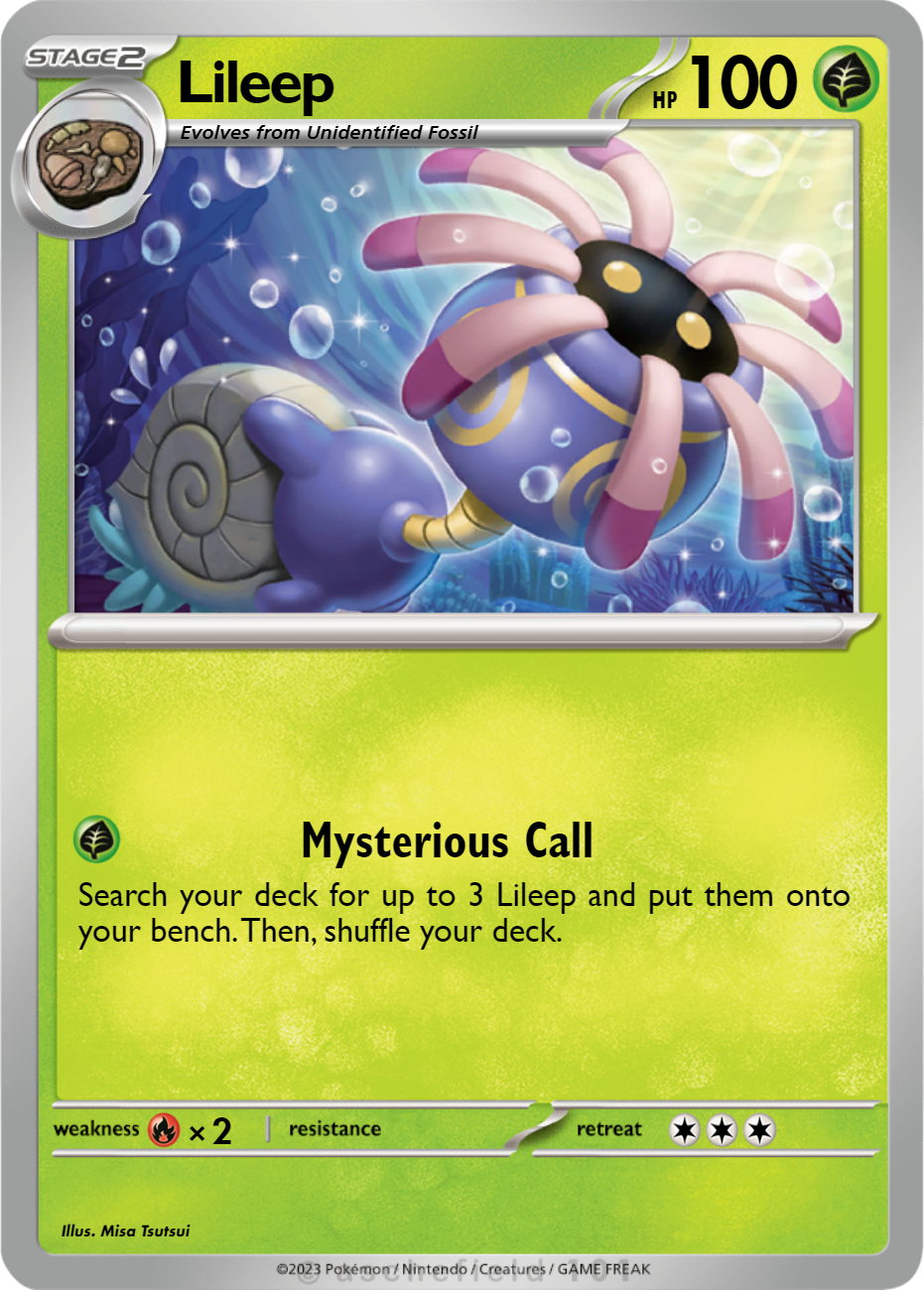Lileep - TandemTCG | Pokécardmaker.net