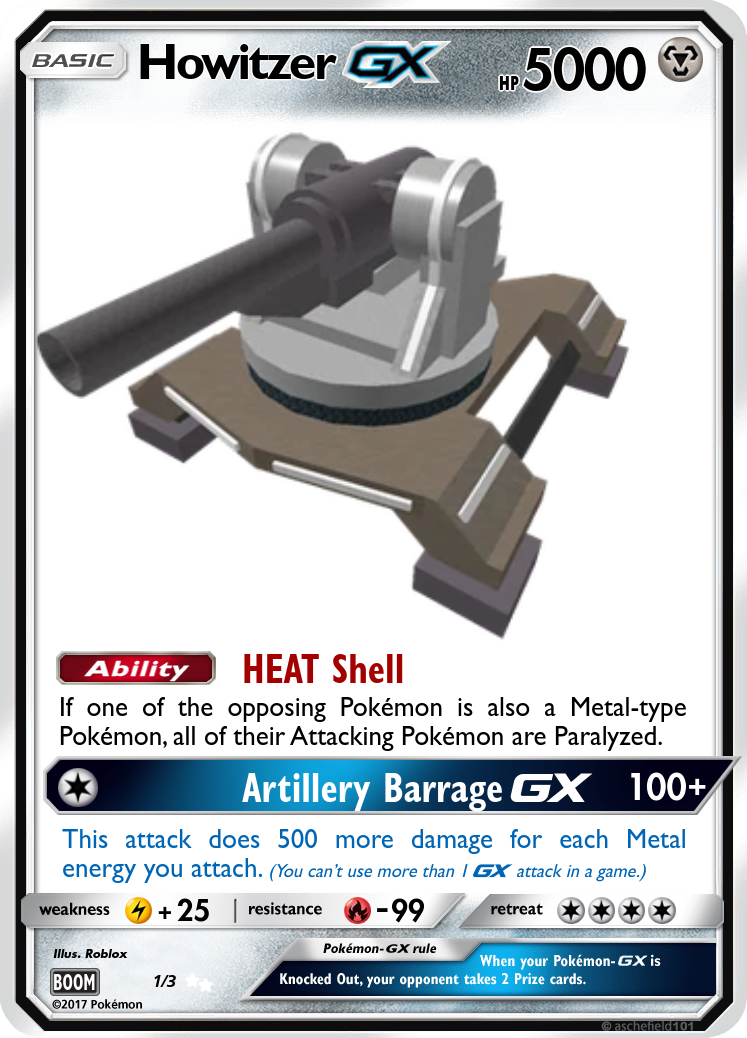 Howitzer - TaperIndyX | Pokécardmaker.net