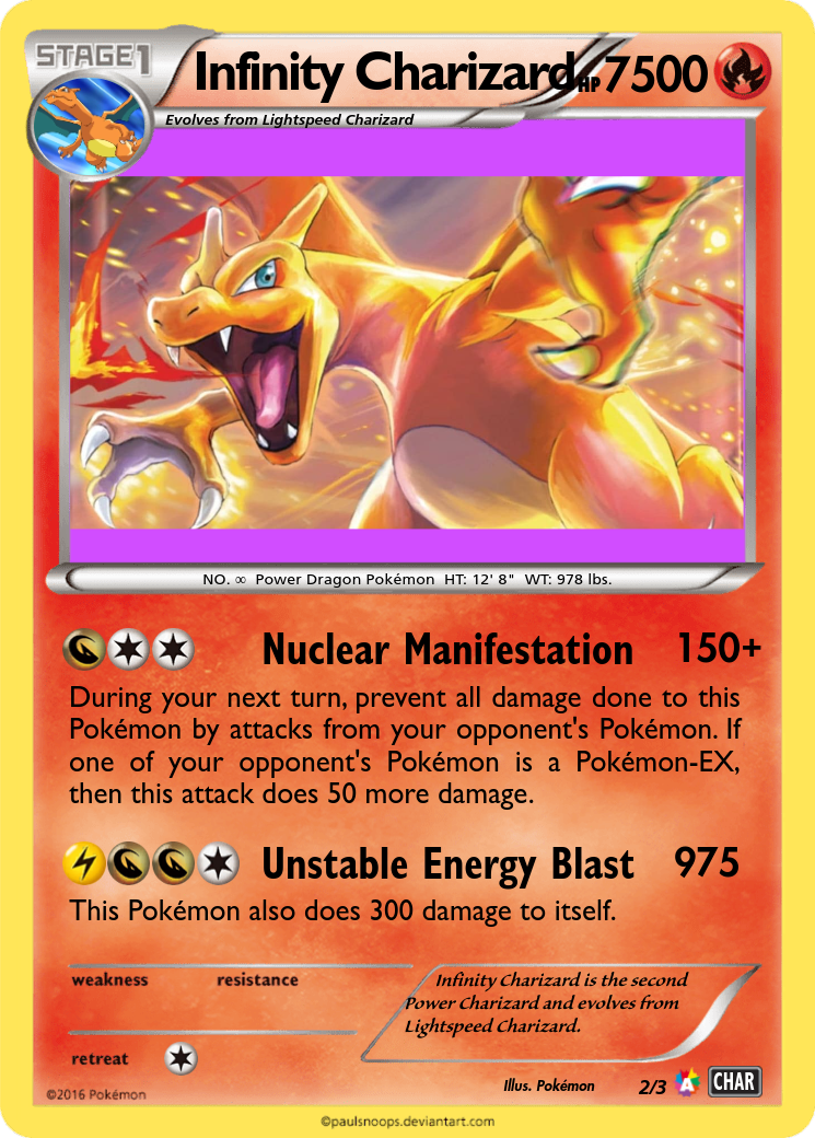 Infinity Charizard - TaperIndyX | Pokécardmaker.net