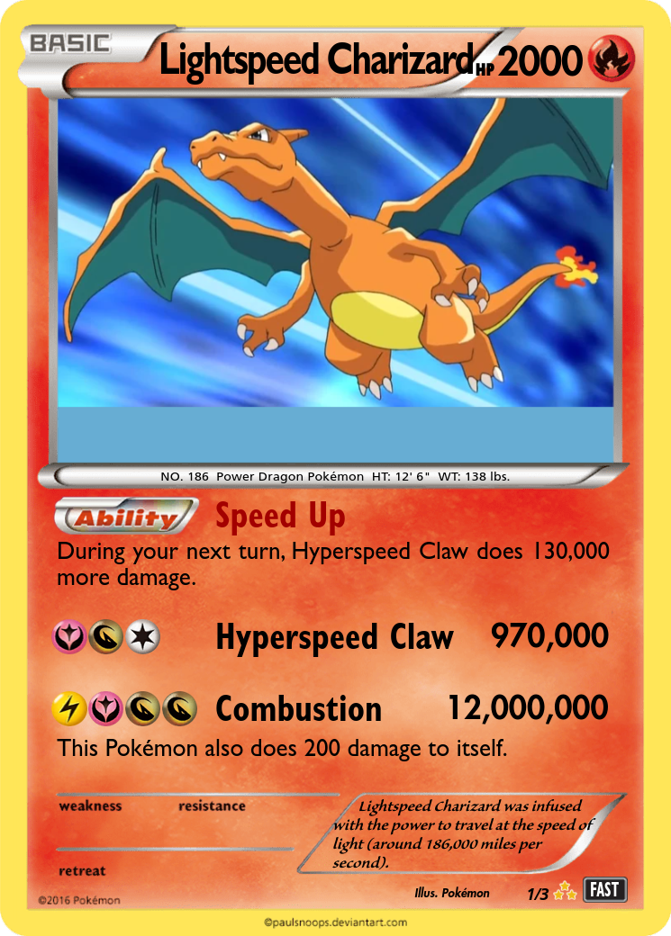 Lightspeed Charizard - TaperIndyX | Pokécardmaker.net