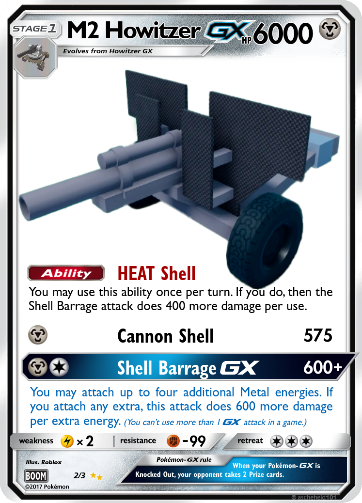 M2 Howitzer - TaperIndyX | Pokécardmaker.net