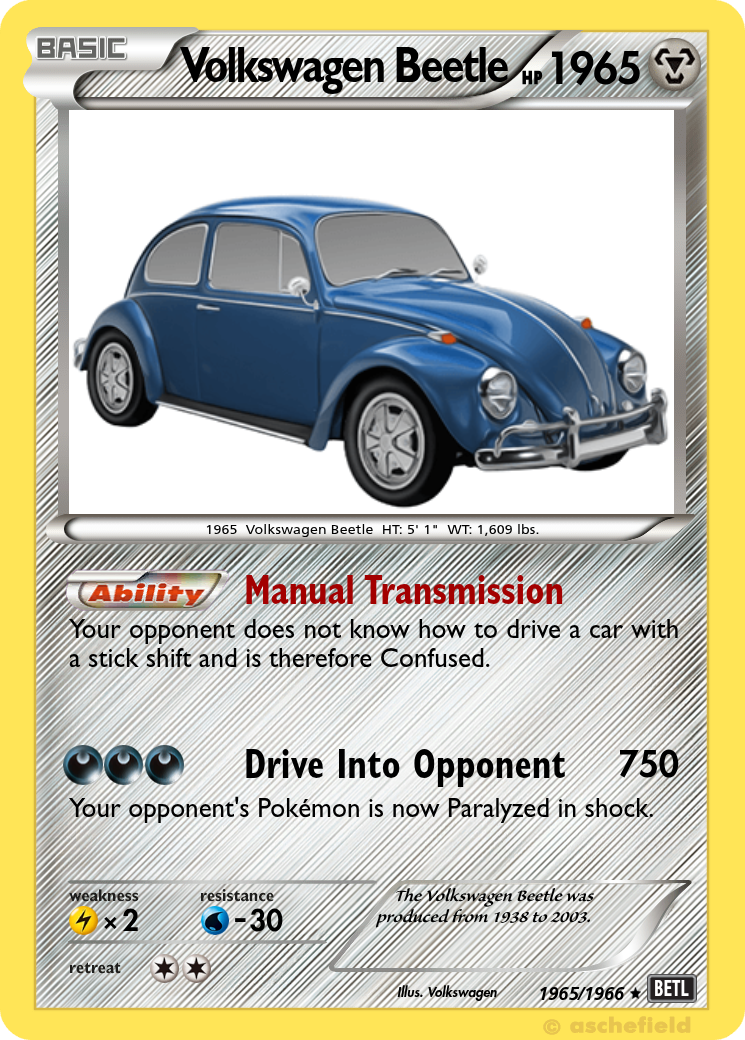 Volkswagen Beetle - TaperIndyX | Pokécardmaker.net
