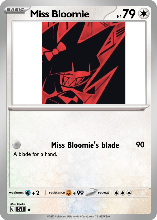 Miss Bloomie - Tarogirl16 | Pokécardmaker.net