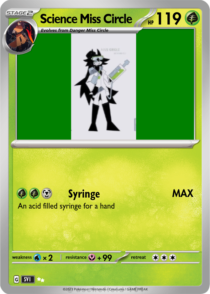 Science Miss Circle - Tarogirl16 | Pokécardmaker.net
