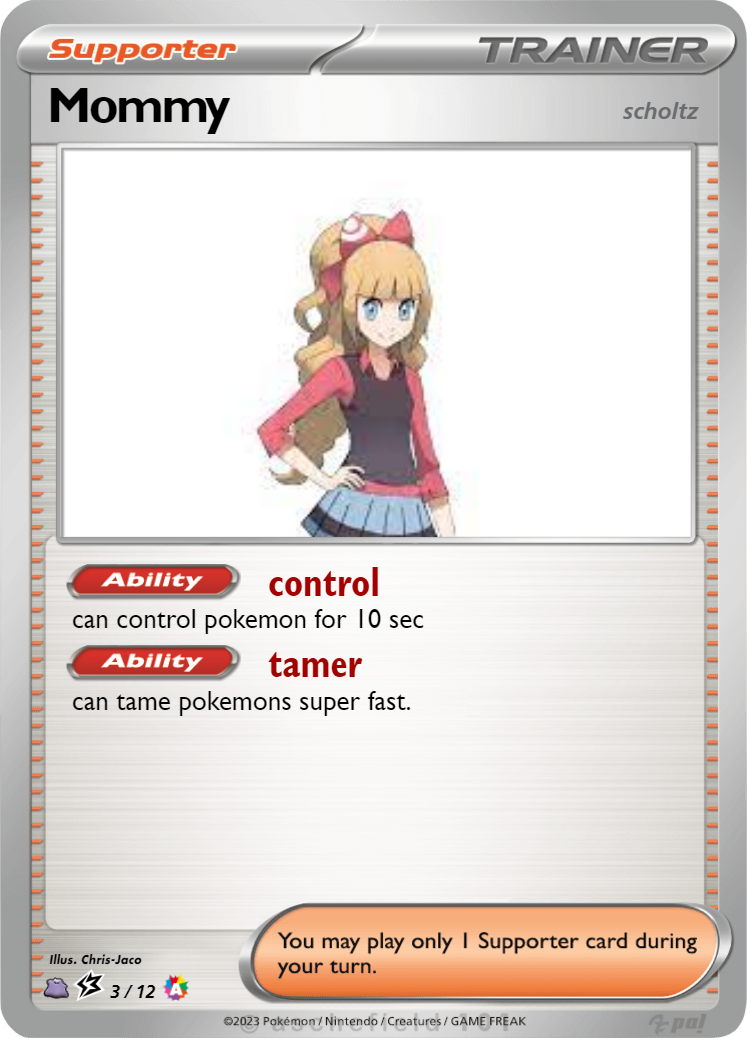 Mommy - TasteyHambuger | Pokécardmaker.net