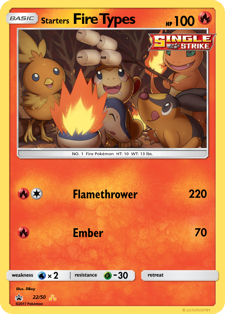 Fire Types - TeamSkyDBoy | Pokécardmaker.net