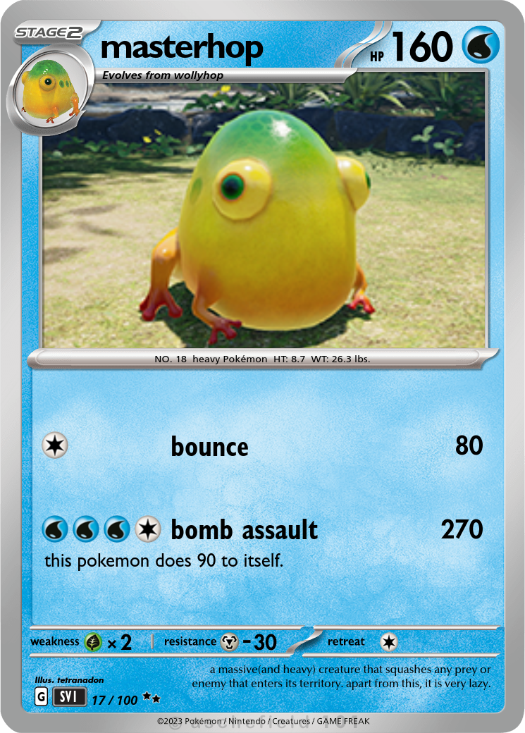masterhop - Tetranadon | Pokécardmaker.net