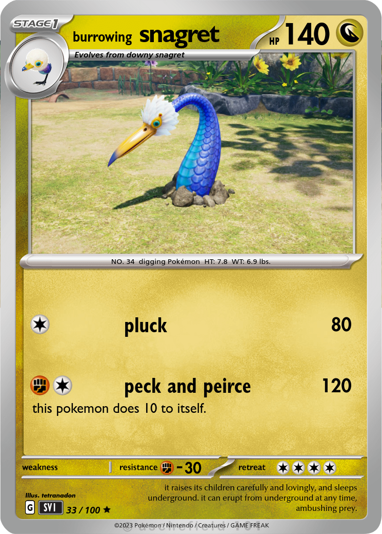 snagret - Tetranadon | Pokécardmaker.net