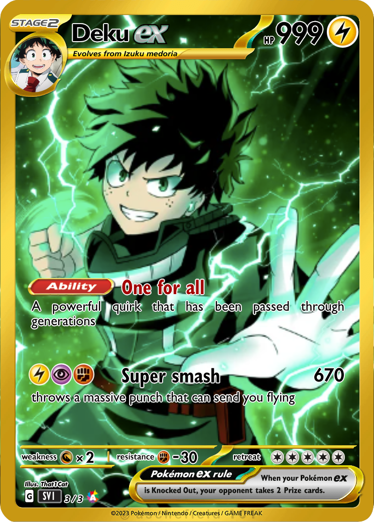 Deku - That1Cat | Pokécardmaker.net