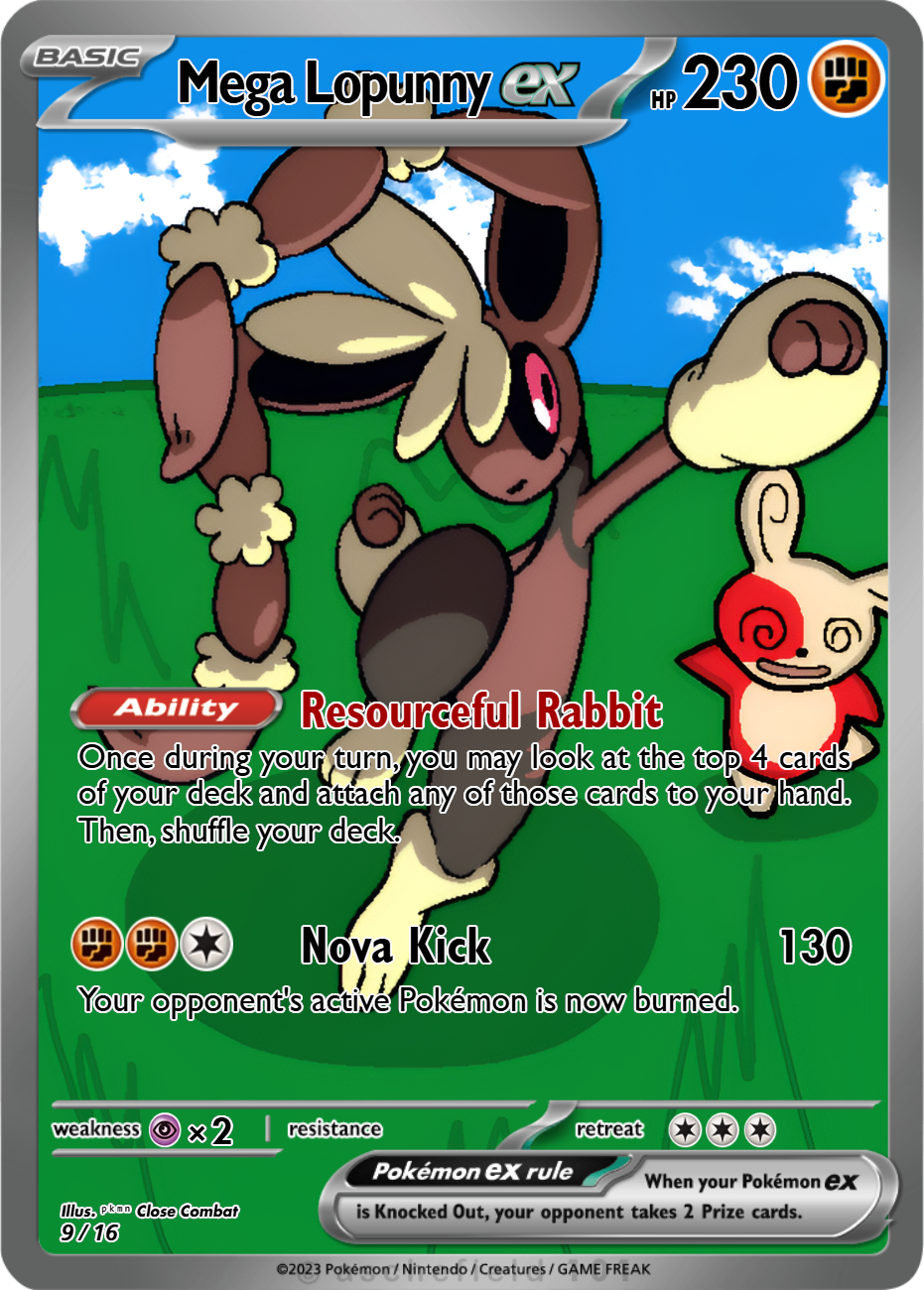 Mega Lopunny - TheColorMurple | Pokécardmaker.net
