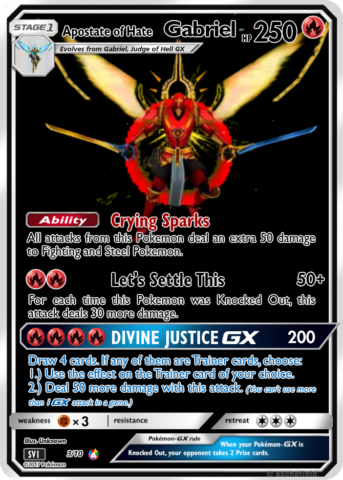 Gabriel - TheDarkAster | Pokécardmaker.net