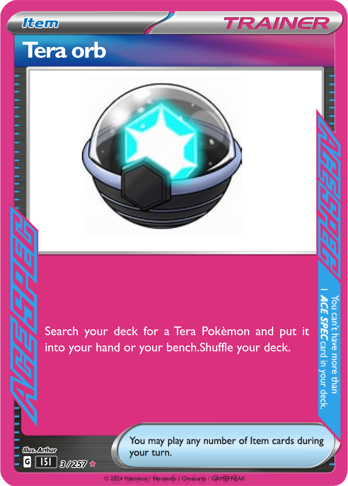 Tera orb - TheDude745 | Pokécardmaker.net