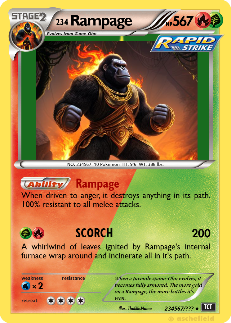 Rampage - TheEllisName | Pokécardmaker.net