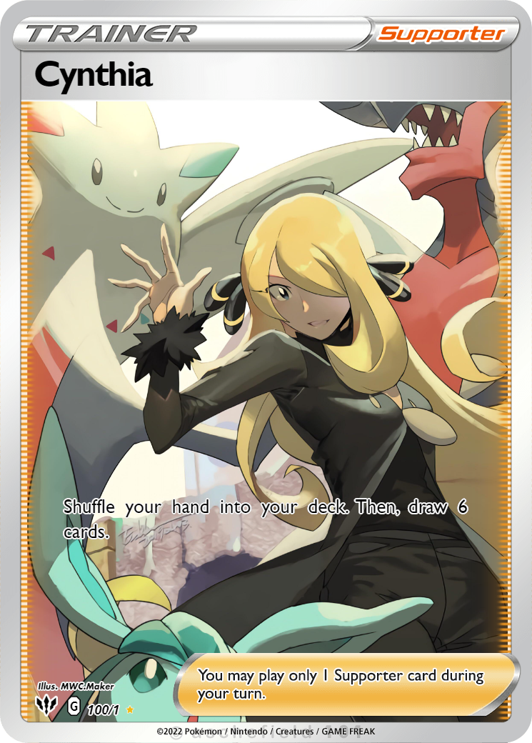 Cynthia - TheKetchupKid | Pokécardmaker.net