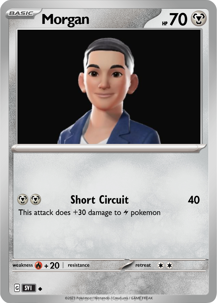 Morgan - TheNudgyHampter | Pokécardmaker.net