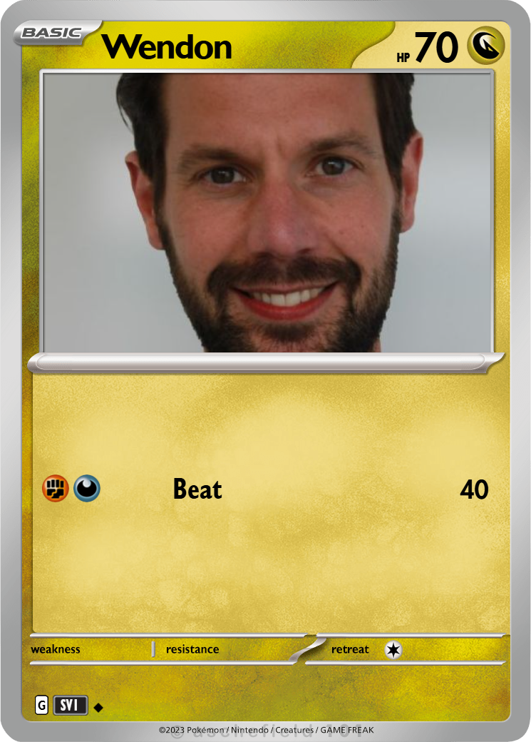 Wendon - TheNudgyHampter | Pokécardmaker.net