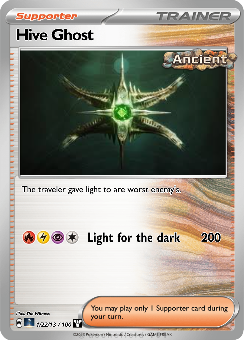 Hive Ghost - The_Witness | Pokécardmaker.net
