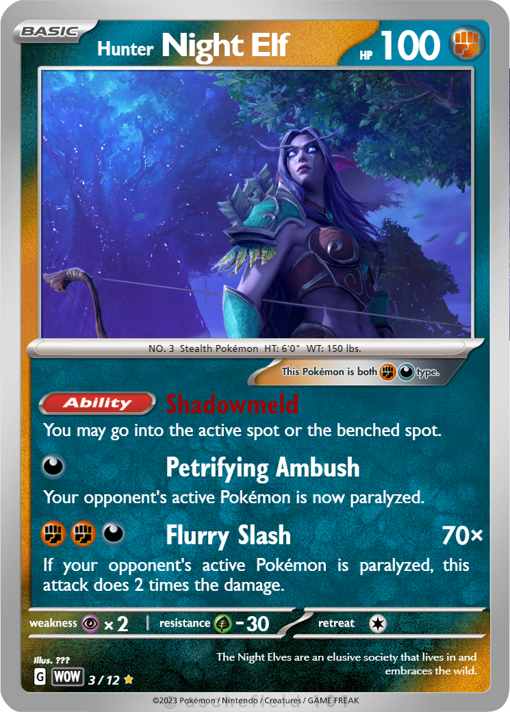 Night Elf - Thecardmaster | Pokécardmaker.net