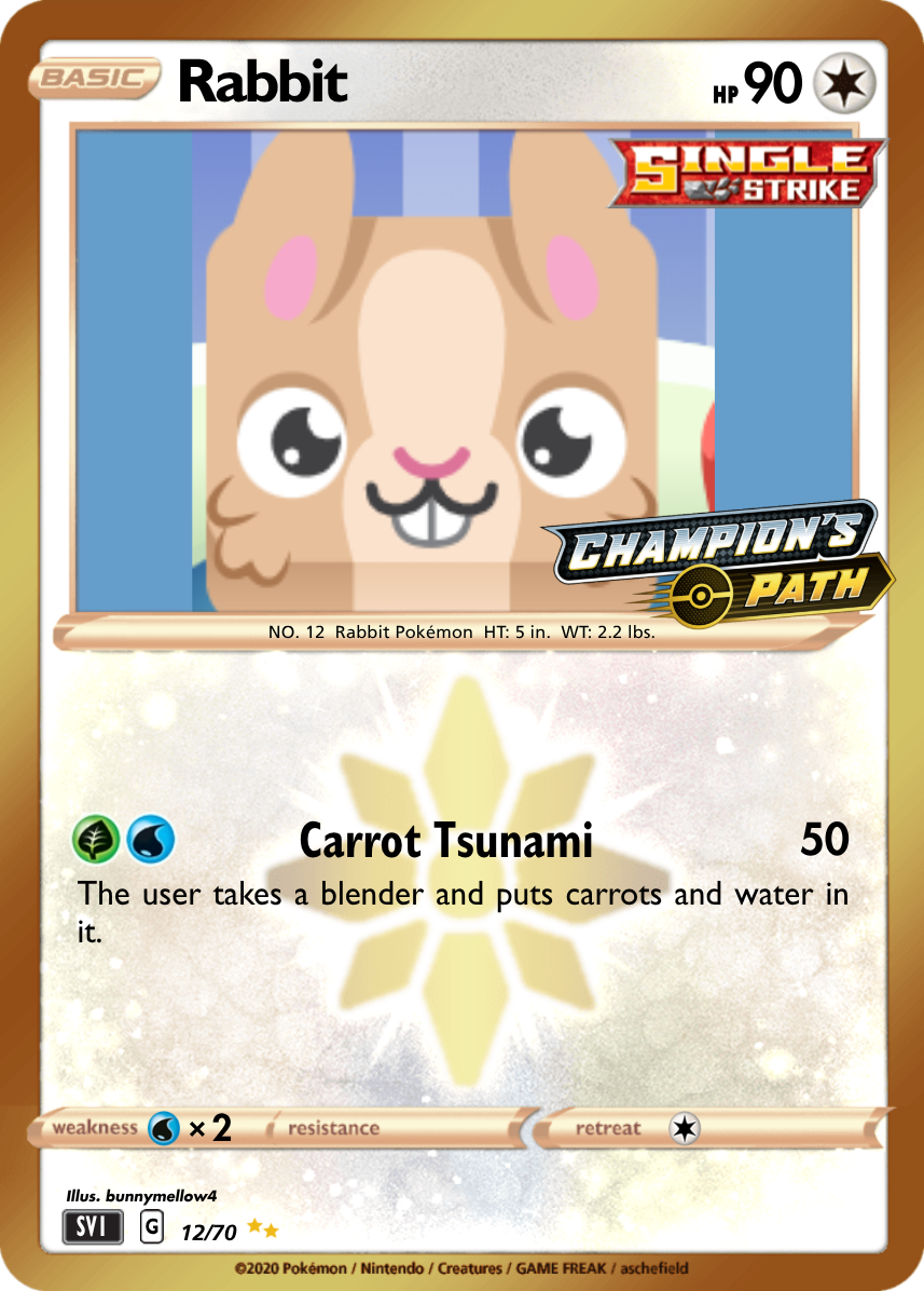 Rabbit - Themonkeyman | Pokécardmaker.net