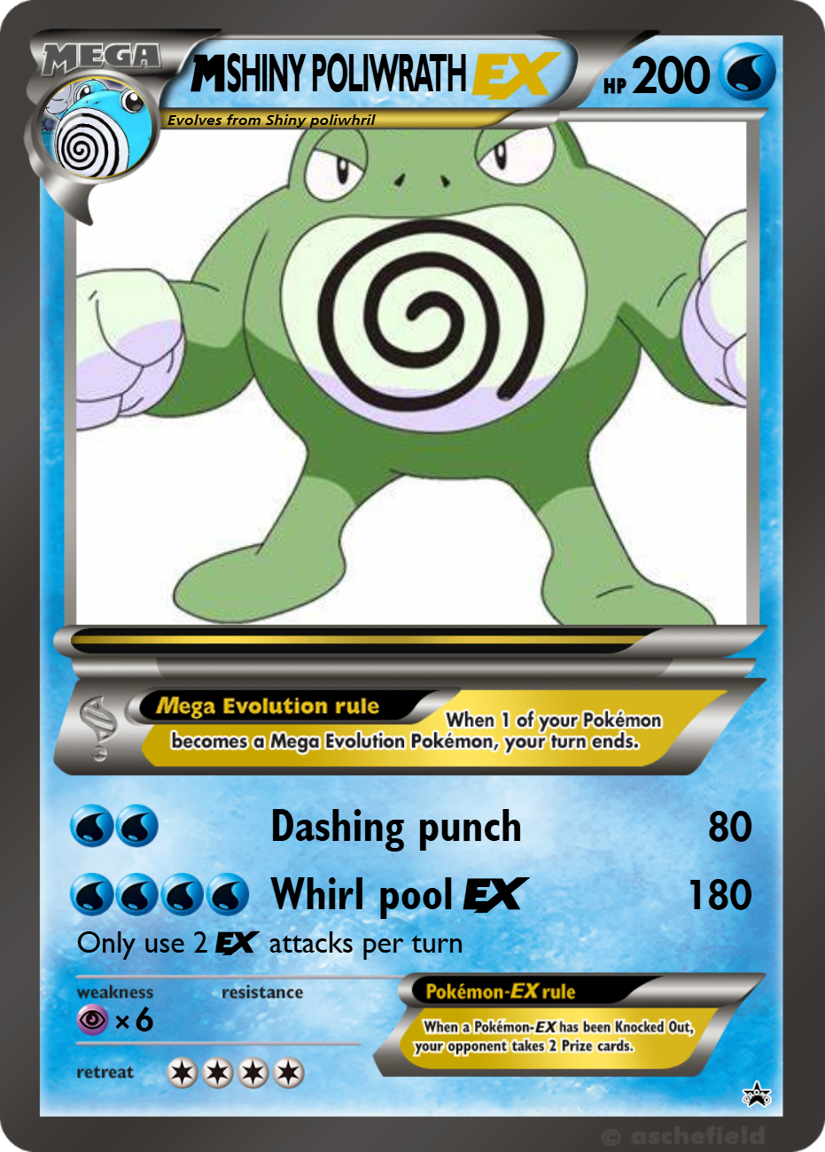 SHINY POLIWRATH - Theo666 | Pokécardmaker.net