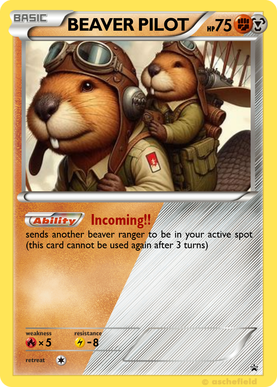 BEAVER PILOT - Theo666 | Pokécardmaker.net