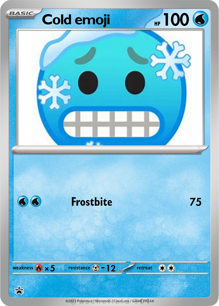Cold emoji - Theo666 | Pokécardmaker.net