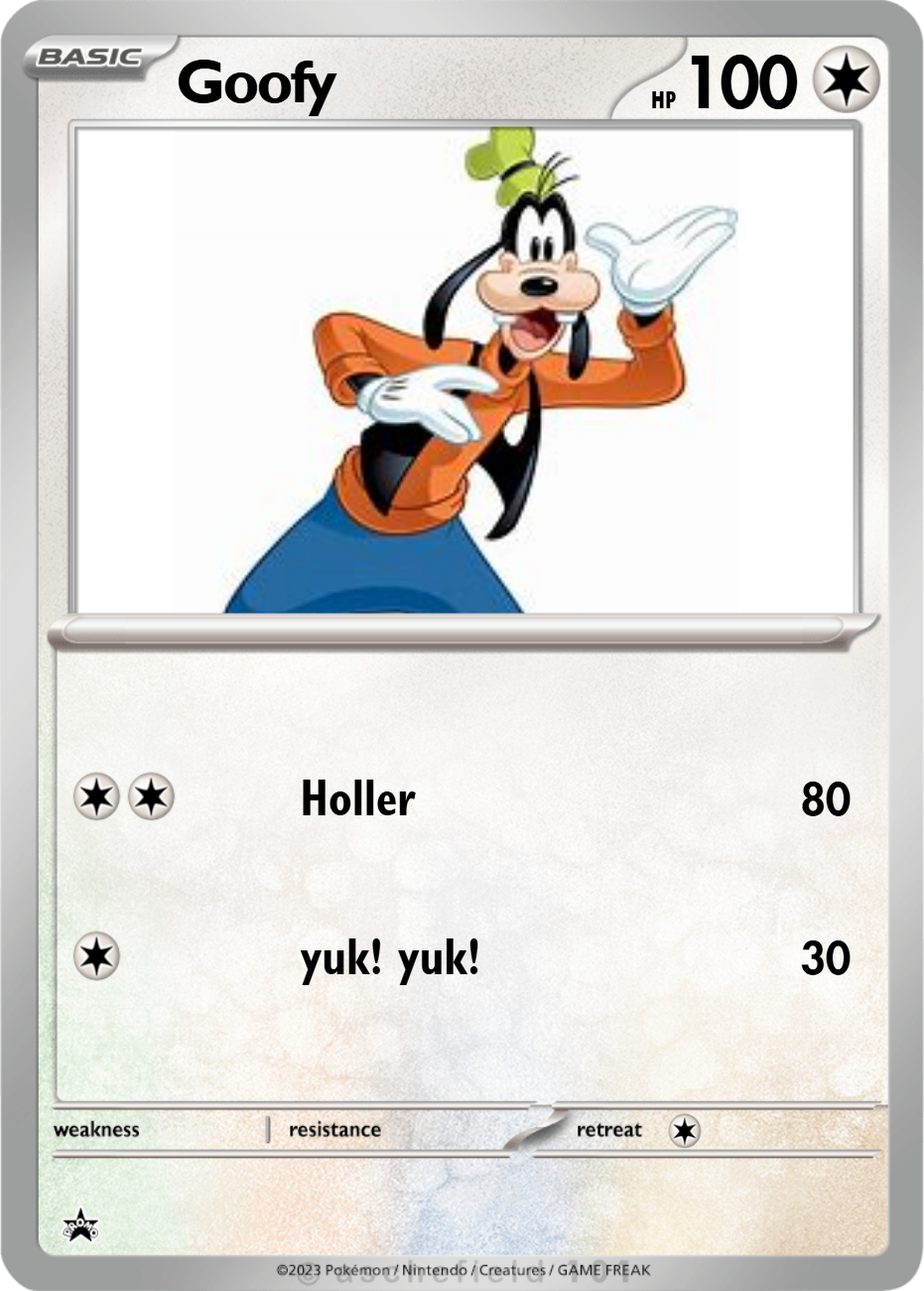 Goofy - Theo666 | Pokécardmaker.net