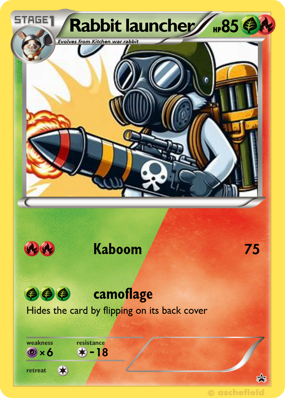 Rabbit launcher - Theo666 | Pokécardmaker.net