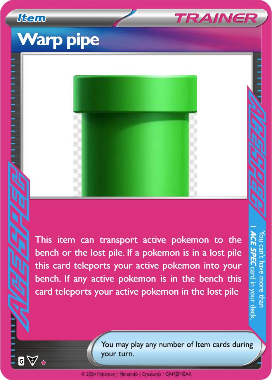 Warp pipe - Theo666 | Pokécardmaker.net