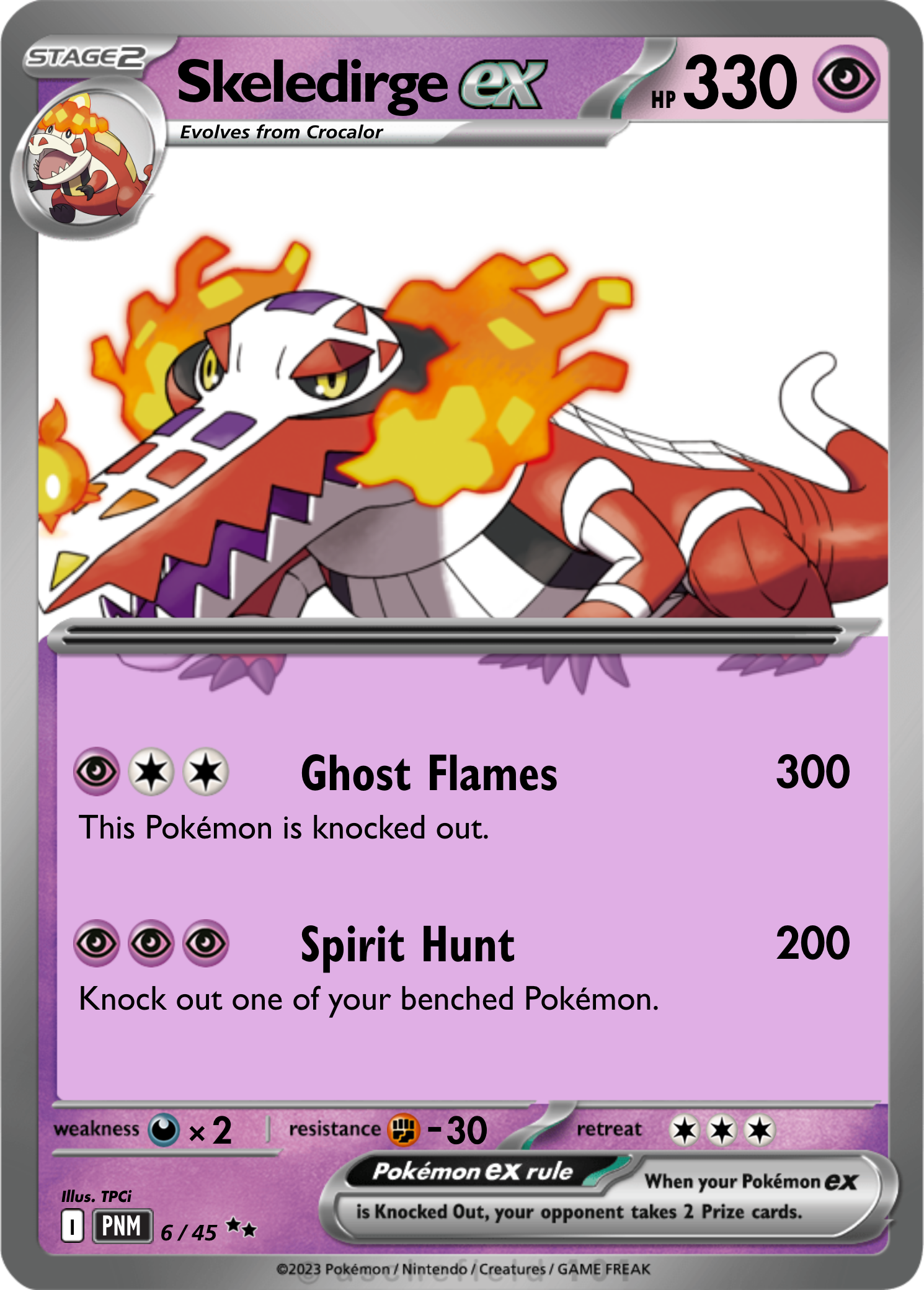 Skeledirge - Thortiyo | Pokécardmaker.net
