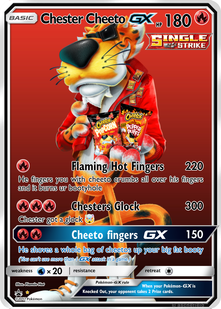 Chester Cheeto - Ticklemonster_2983 | Pokécardmaker.net