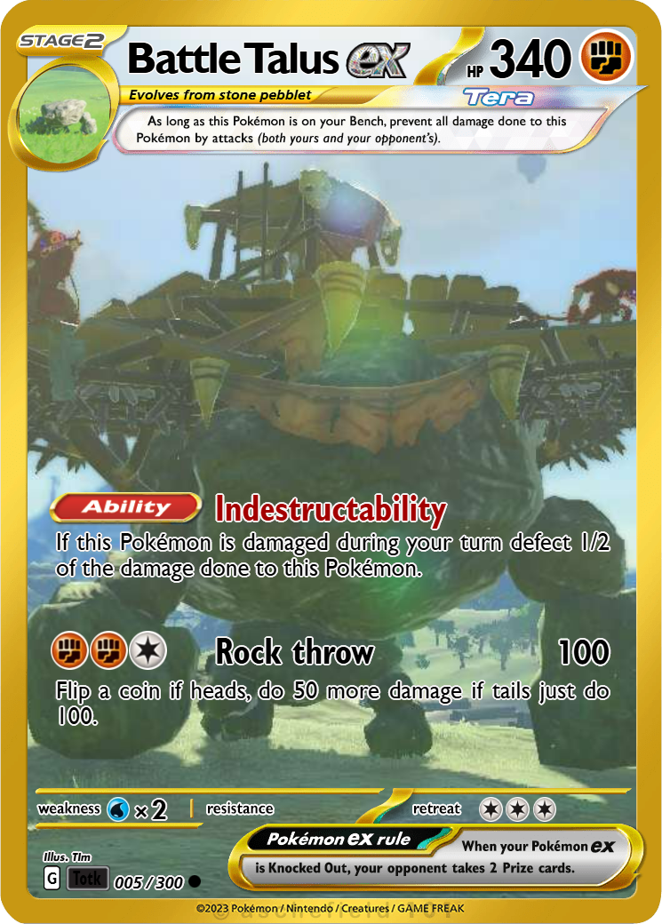 Battle Talus - Tim-Com | Pokécardmaker.net