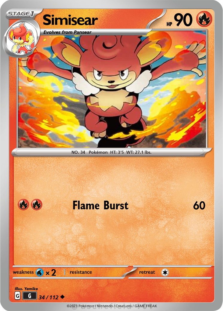 Simisear - Tomato_Master92 | Pokécardmaker.net