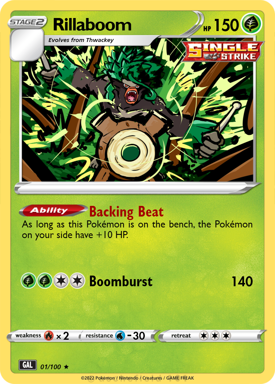 Rillaboom - Tracey | Pokécardmaker.net