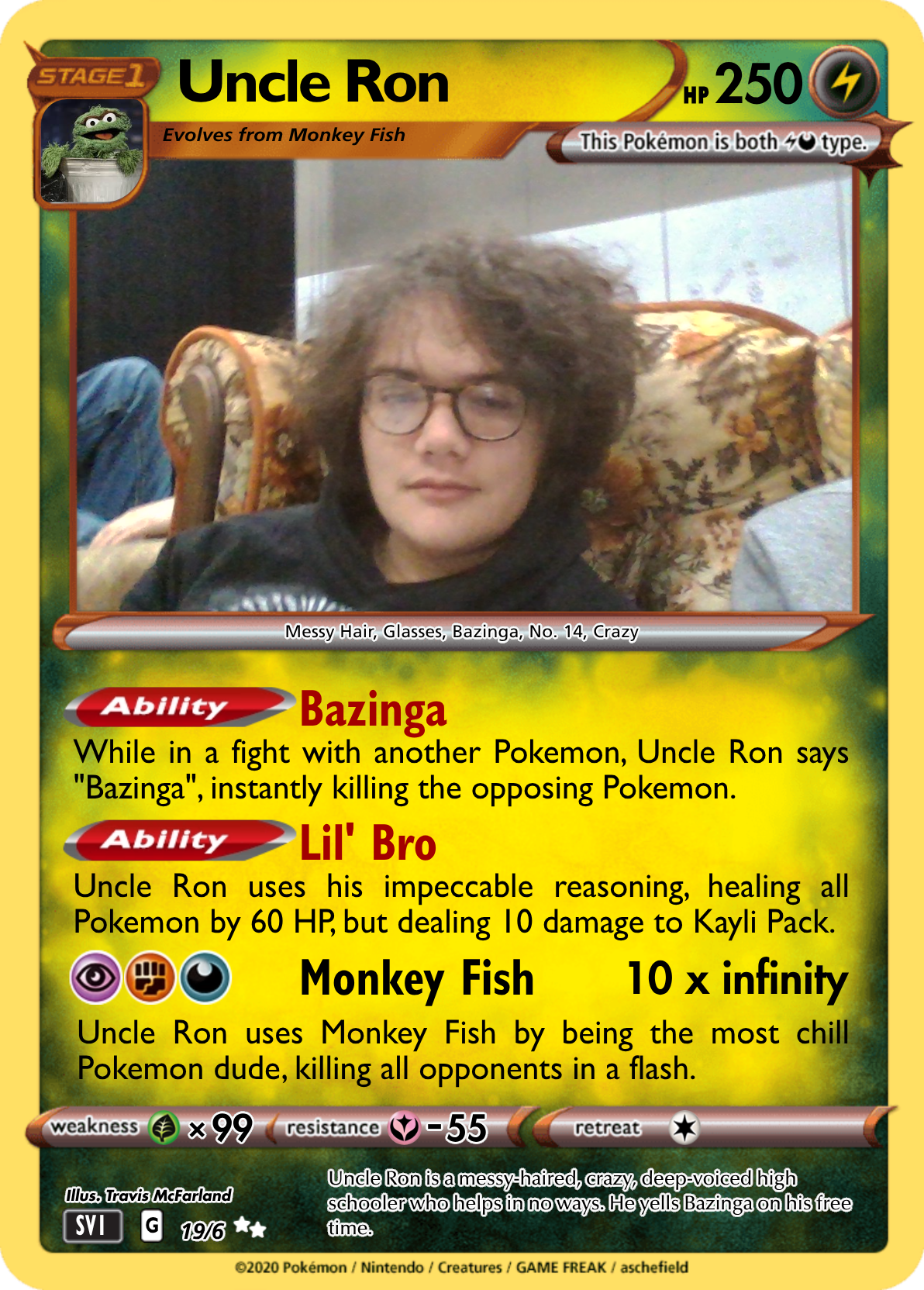 Uncle Ron - TriceMcMuffin | Pokécardmaker.net