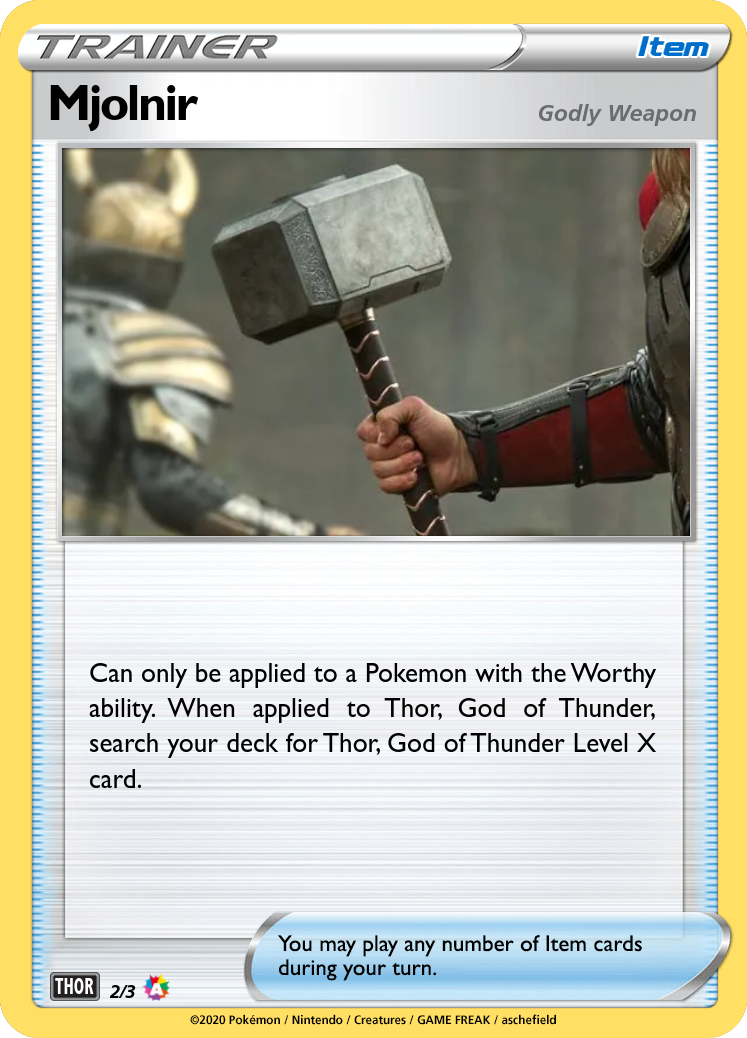 Mjolnir - TrueLightMaster123 | Pokécardmaker.net