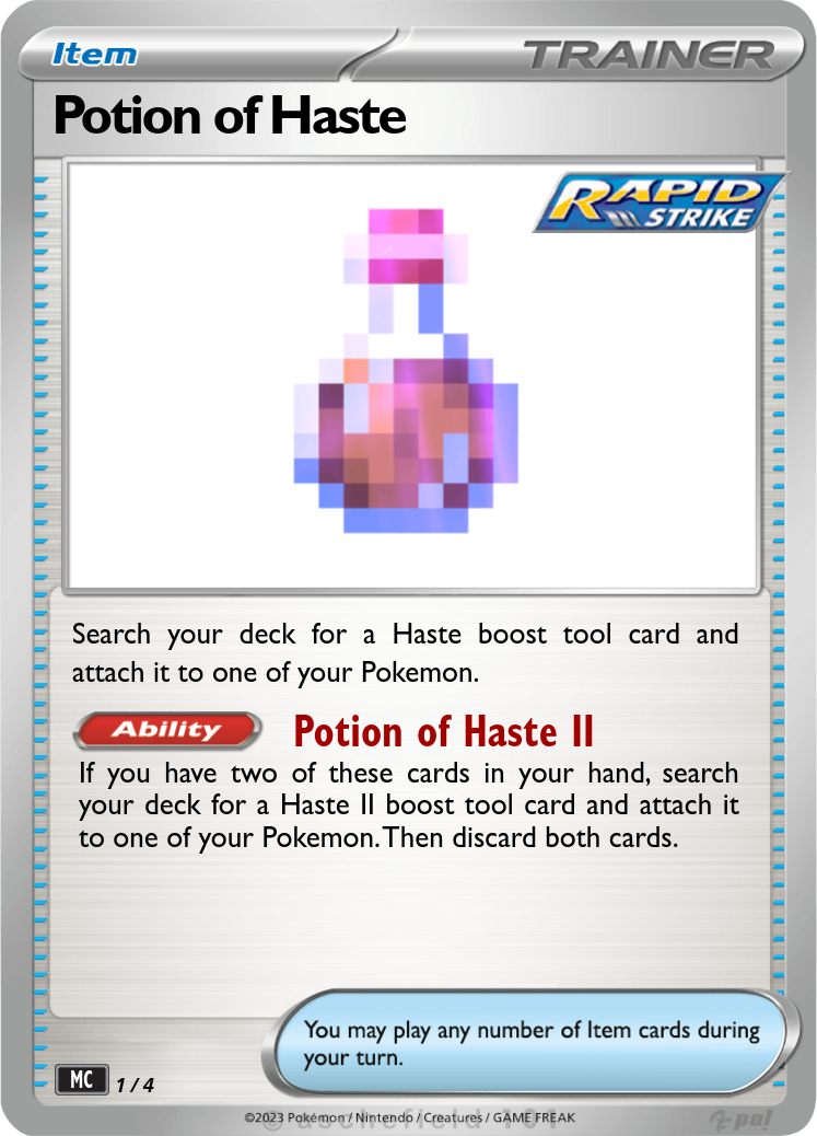 Potion of Haste - TrueLightMaster123 | Pokécardmaker.net