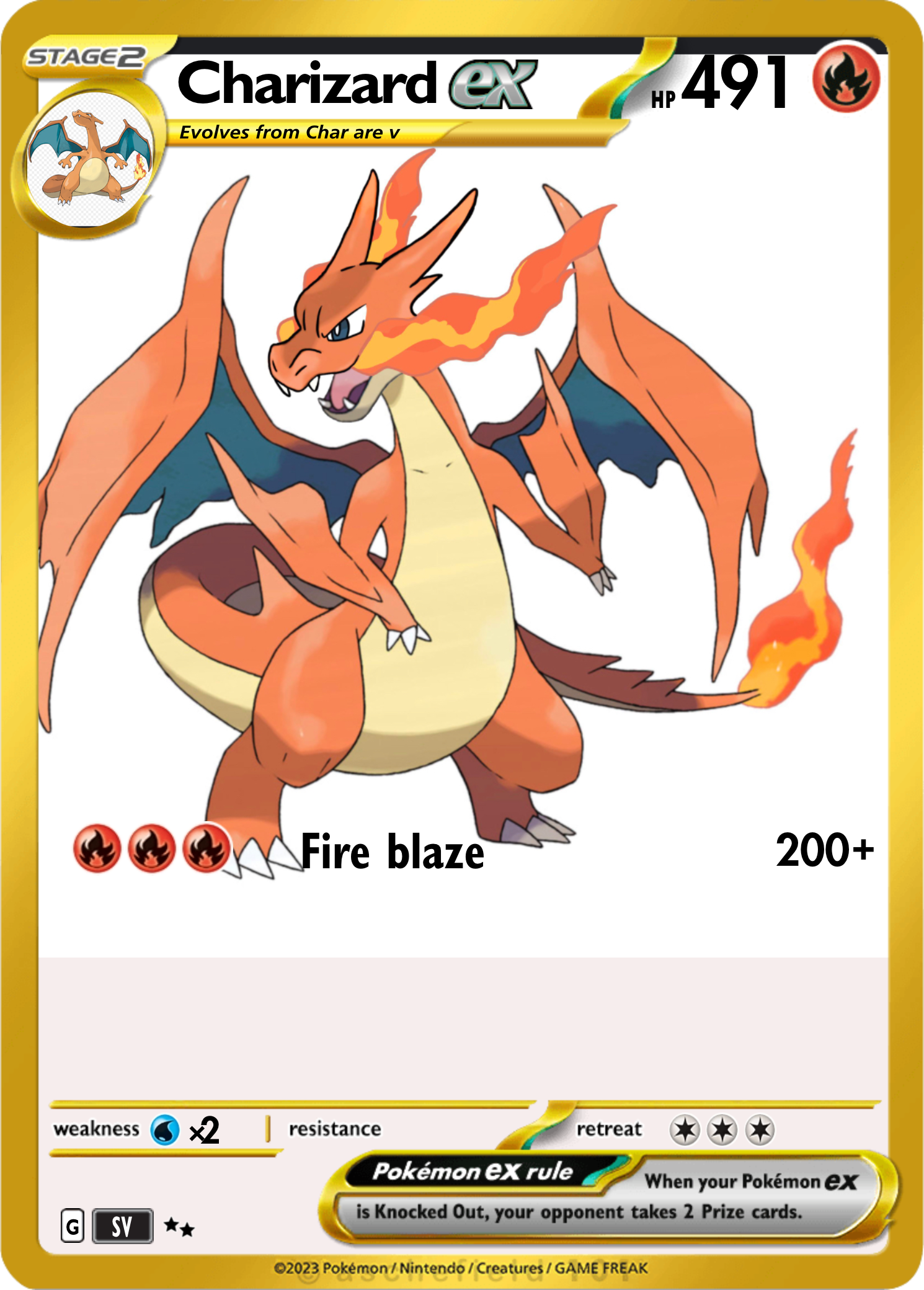 Charizard - Tuff | Pokécardmaker.net