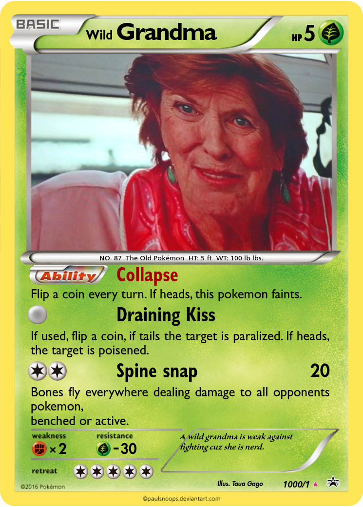 Grandma - Tug777 | Pokécardmaker.net
