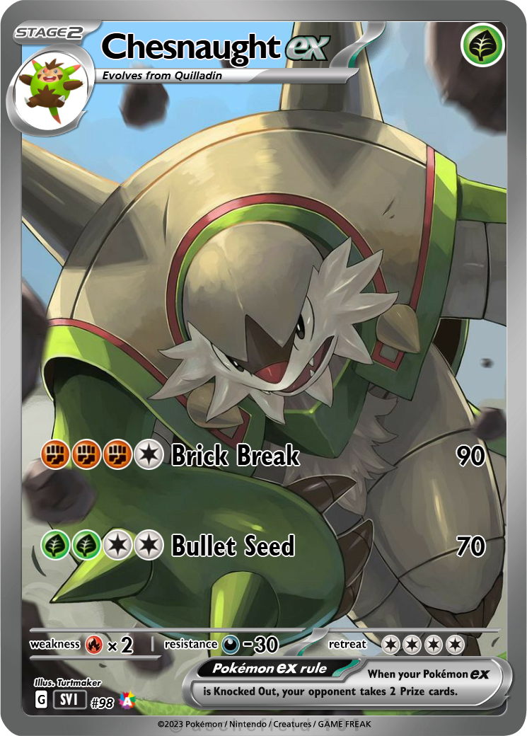 Chesnaught - Turtmaker | Pokécardmaker.net