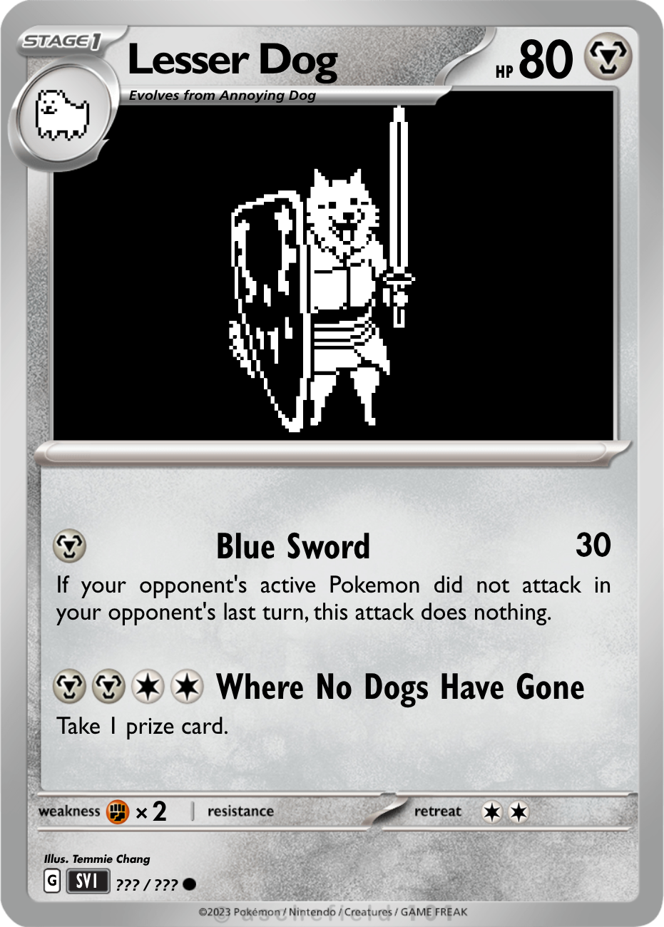 Lesser Dog - Tynamite0214 | Pokécardmaker.net
