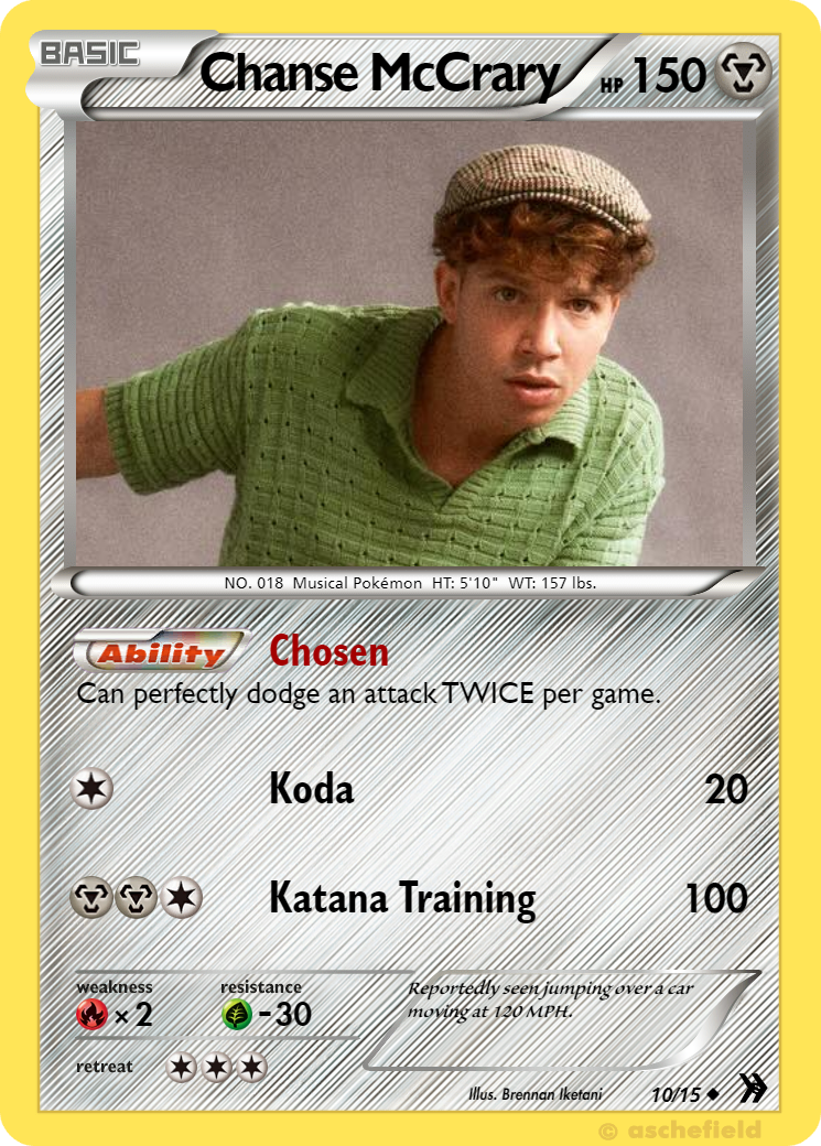 Chanse McCrary - U1timateJ7 | Pokécardmaker.net