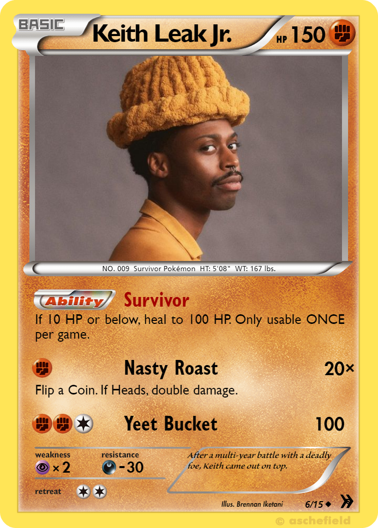 Keith Leak Jr. - U1timateJ7 | Pokécardmaker.net