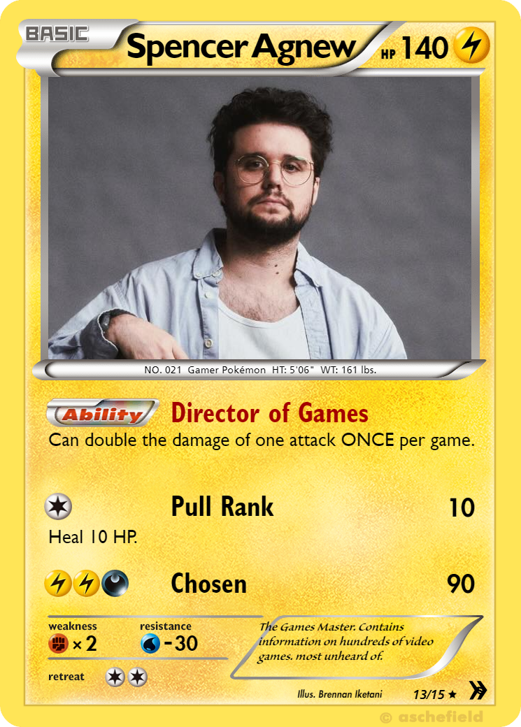 Spencer Agnew - U1timateJ7 | Pokécardmaker.net