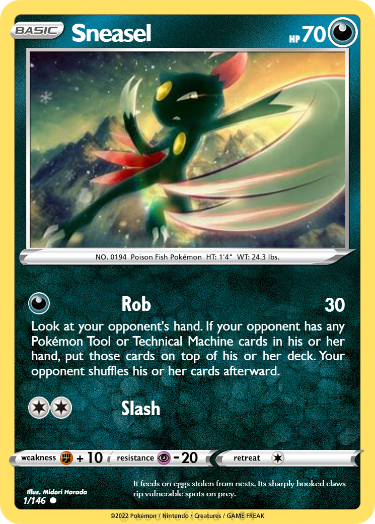 Sneasel - UltraCards | Pokécardmaker.net