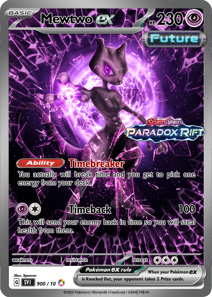 Mewtwo - Ultra_cards | Pokécardmaker.net