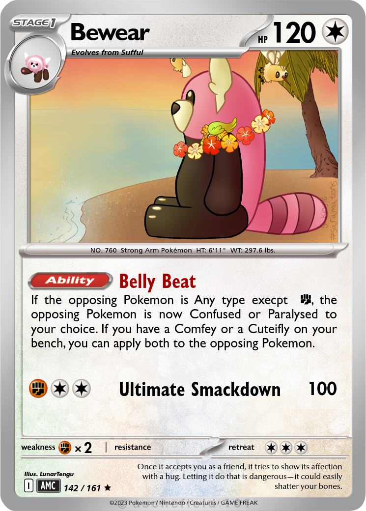 Bewear - Umbreon1 | Pokécardmaker.net