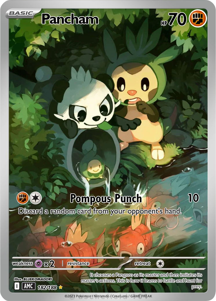 Pancham - Umbreon1 | Pokécardmaker.net